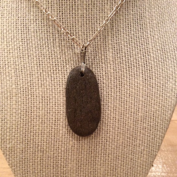 Handmade | Jewelry | Authentic Sterling Silver Chain Rock Pendant ...